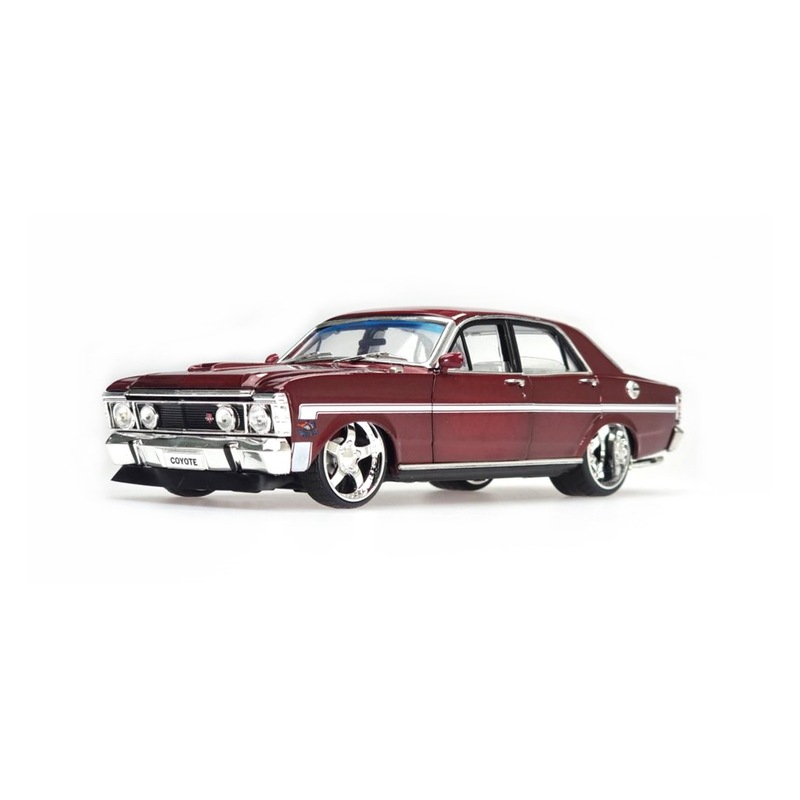 Buy DDA 1:24 Scale Ford XW Cherry Bomb Custom Slammed Diecast Model Car ...