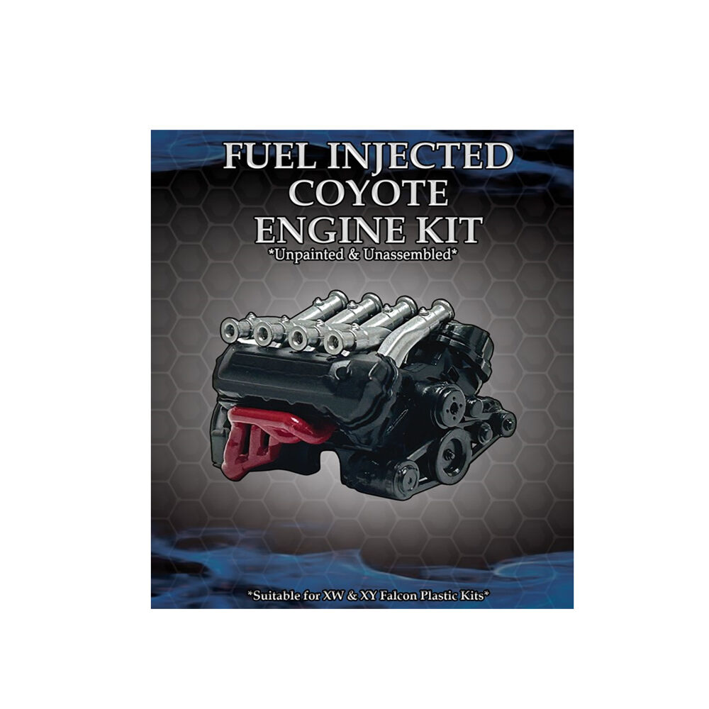 Buy DDA 1:24 Scale Ford XW/XY Fuel Injected Coyote Engine Plastic ...