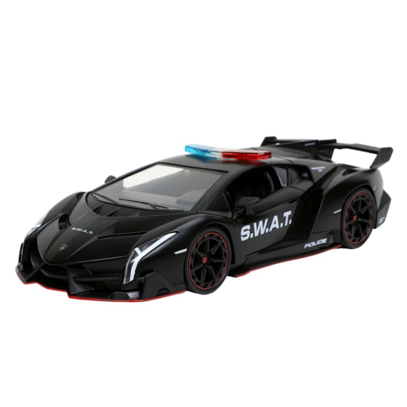 Buy Jada 1:24 Scale Hyperspec 2017 Lamborghini Veneno Black Diecast Car ...