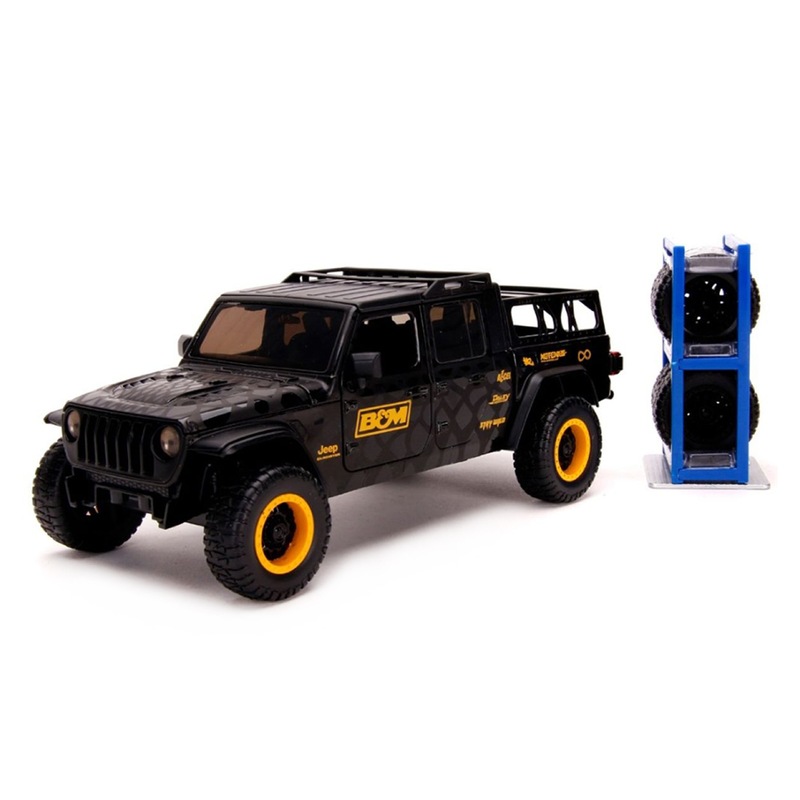 Buy Jada 1:24 Scale Just Trucks Jeep Gladiator 2020 Black Diecast Model ...
