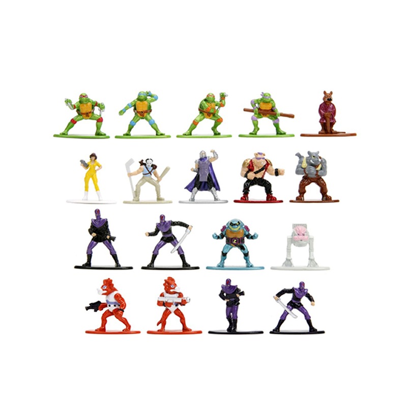 Buy Jada Teenage Mutant Ninja Turtles 1987 Nano Metalfig 18-Pack ...