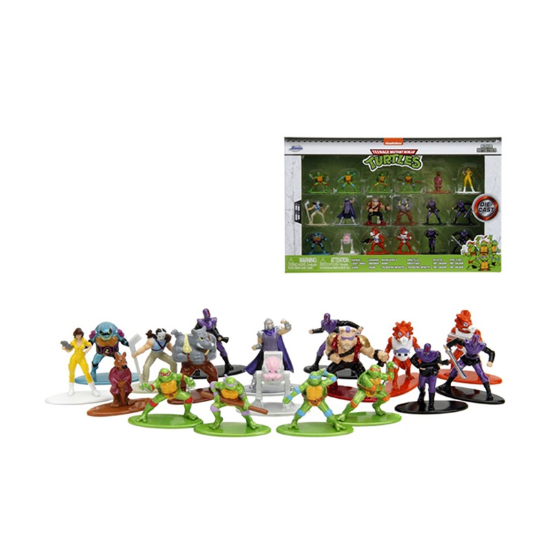 Buy Jada Teenage Mutant Ninja Turtles 1987 Nano Metalfig 18-Pack ...
