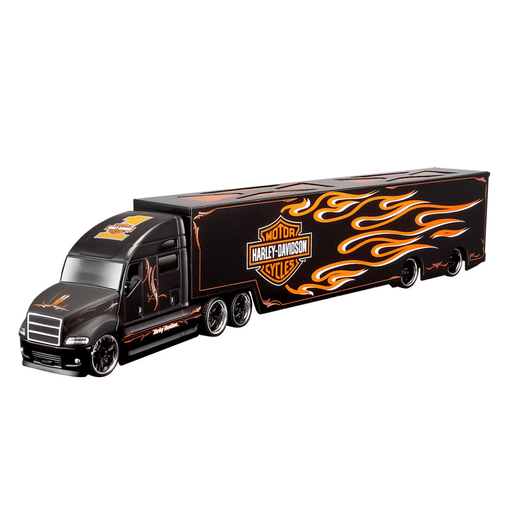 Buy Maisto Licensed 1:64 Scale Harley Davidson Custom Hauler Model ...