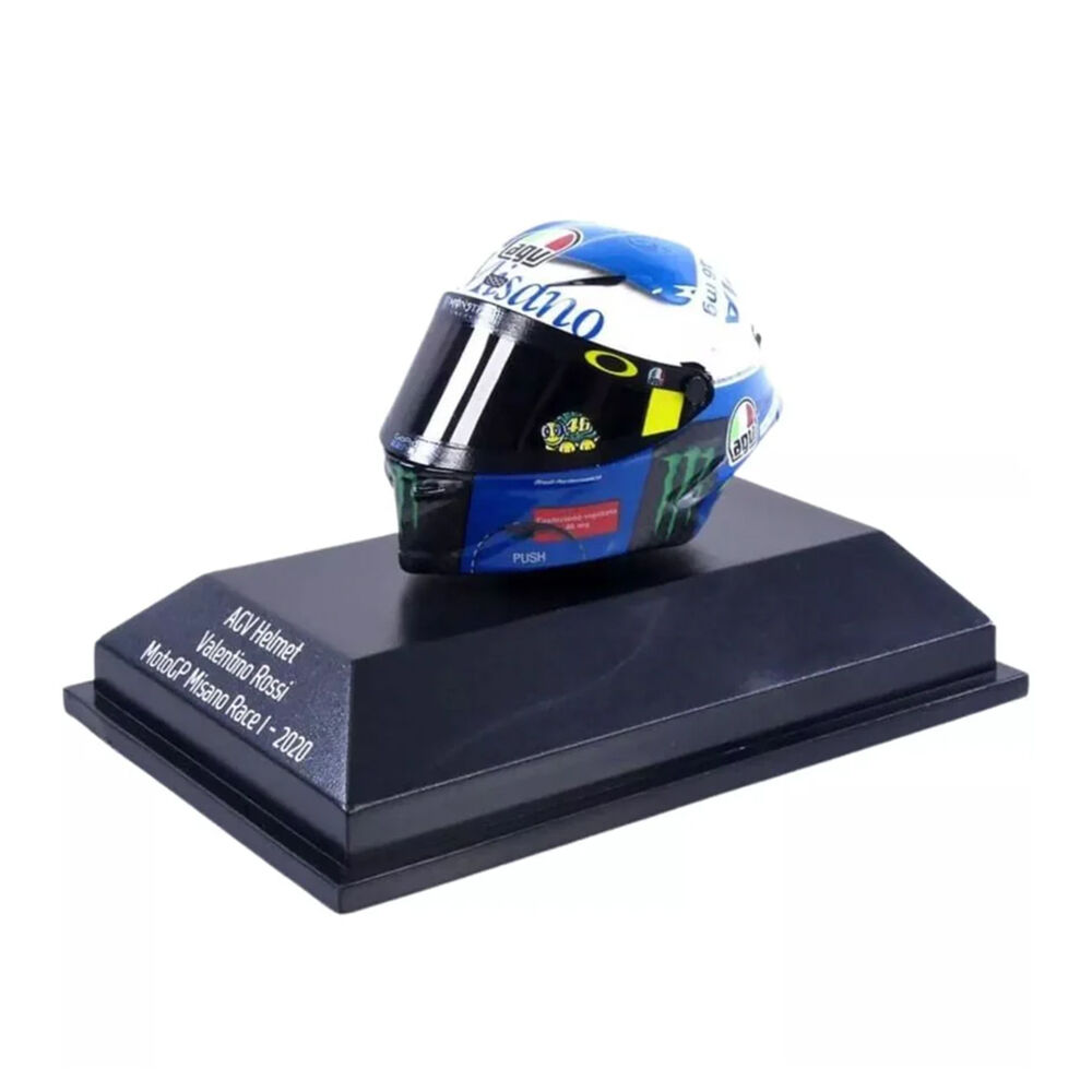 Buy Minichamps 1:8 Scale AGV Helmet #46 Valentino Rossi 2020 Misano ...