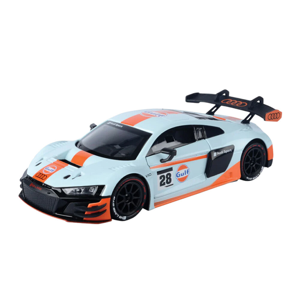 Buy Motormax 1:24 Scale Gulf Livery Audi R8 LMS GT3 Diecast Car Model ...