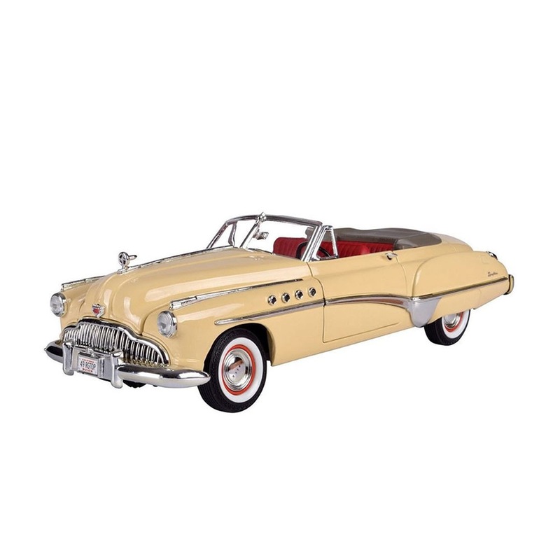 Buy Motormax Licensed 1:18 Scale Buick Roadmaster 1949 Diecast Model ...