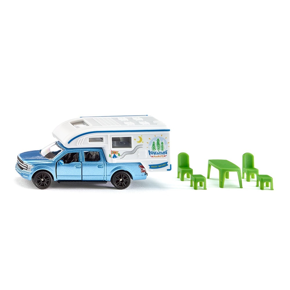 Buy Siku Ford F150 Pick-Up Camper Diecast Model Toy SI1693 - MyDeal ...