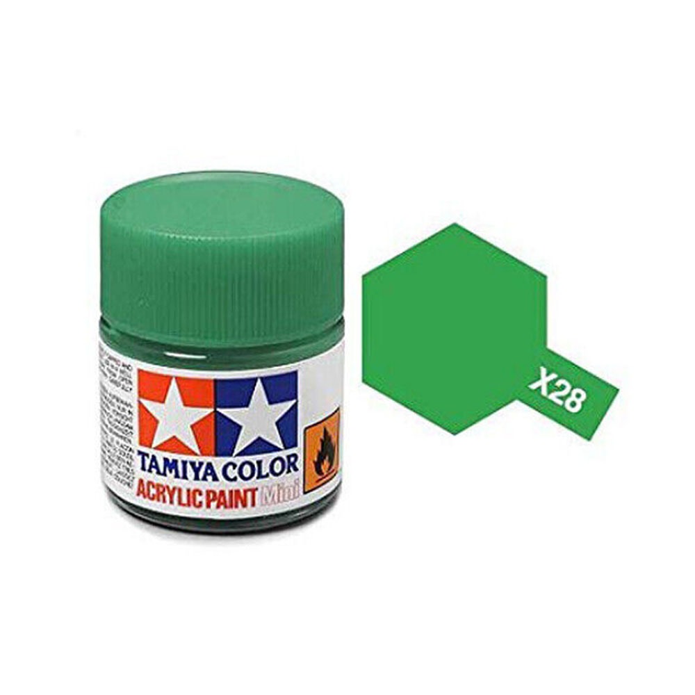 Buy Tamiya 10ml Acrylic Gloss Paint Mini X-28 Park Green 81528 - MyDeal ...