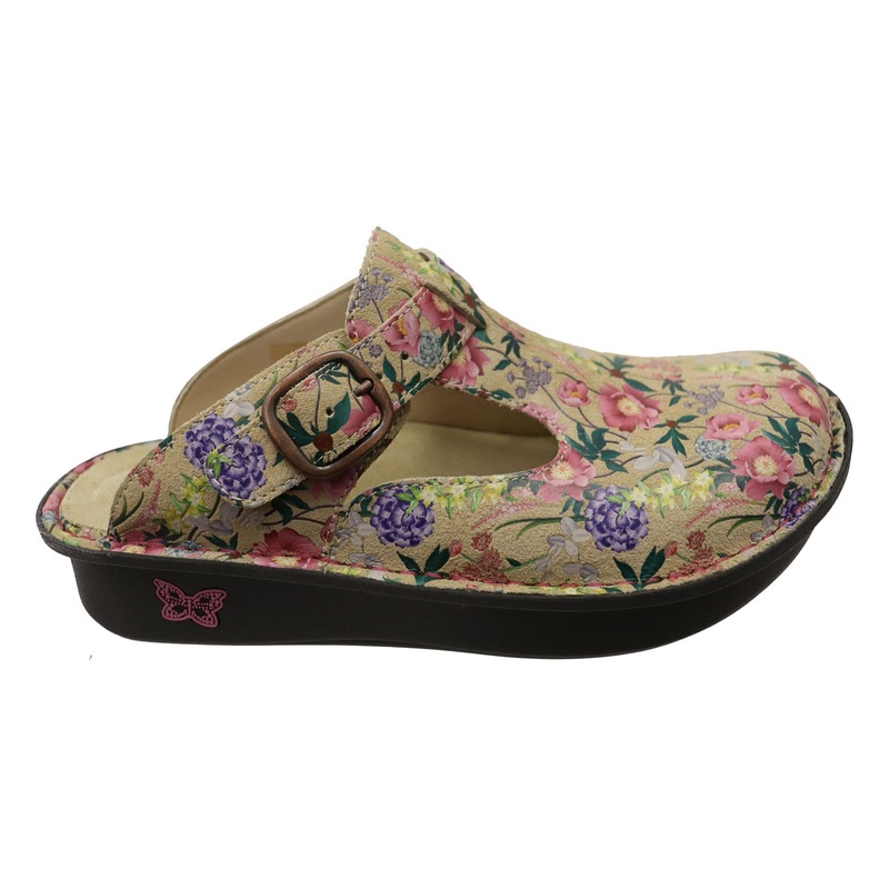 Buy Alegria Classic A Fine Romance Womens Leather Open Back Shoes - MyDeal