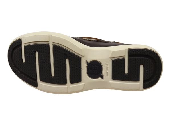 Buy Born Mens Leather Mariner 3 Eye Boat Shoes With Comfortable Footbed ...