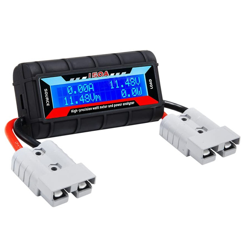Buy 150A Digital LCD Amp Watt Meter Power Analyser Solar Caravan+ ...