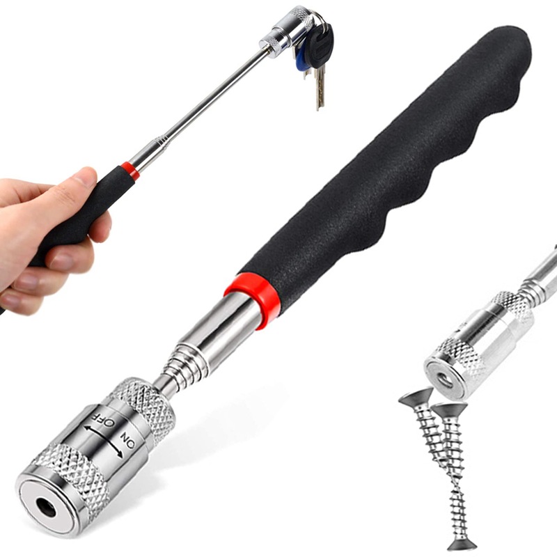 Buy Portable Magnetic Pick Up Tool Extendable Telescopic LED Torch ...