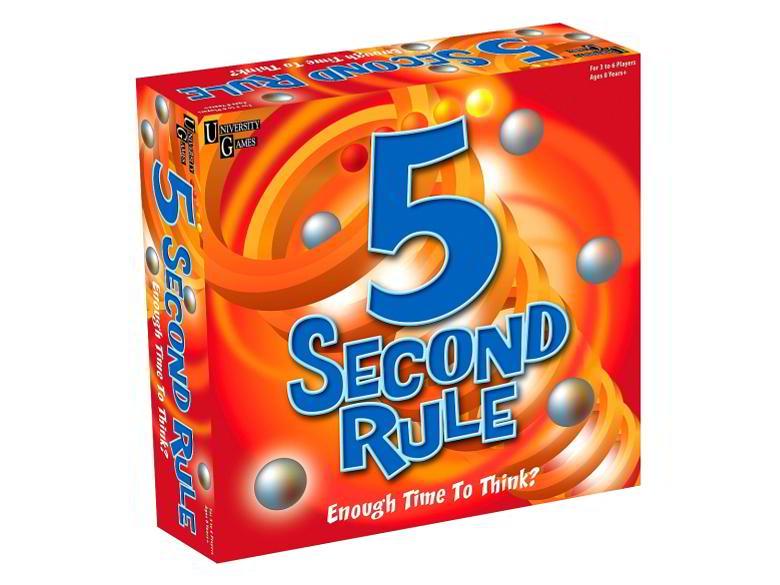 Buy 5 Second Rule Board Game - MyDeal Australia
