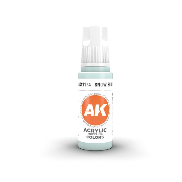 Buy AK Interactive 3 Gen Acrylic Modeling Colors 17ml - Snow Blue ...