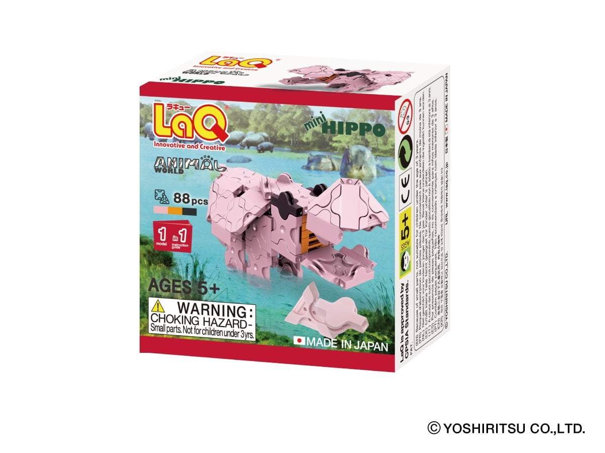 Buy LaQ - Animal World - Mini Hippo - MyDeal Australia