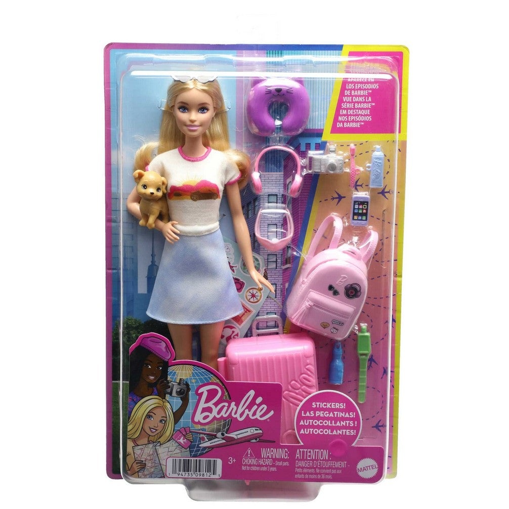 Buy Barbie - Family Refreshed Travel Barbie Toy - MyDeal Australia