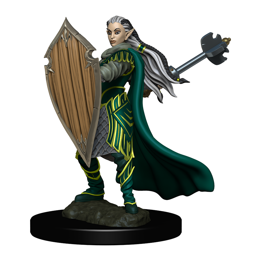 Buy Dungeons & Dragons - Premium Painted Figures Elf Paladin Female ...