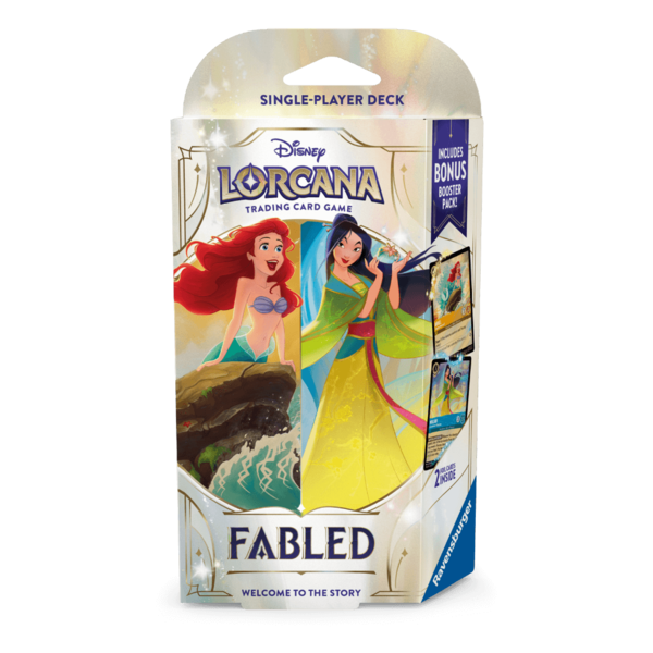 Buy Lorcana TCG - Fabled Single Player Deck: Ariel and Mulan - MyDeal ...