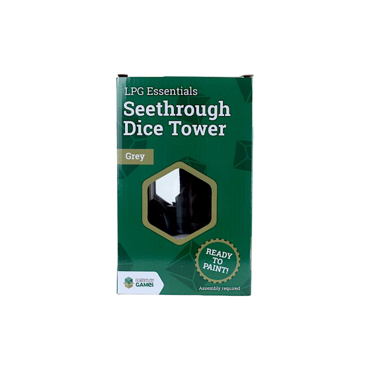 Buy LPG Seethrough Dice Tower - Grey - MyDeal Australia