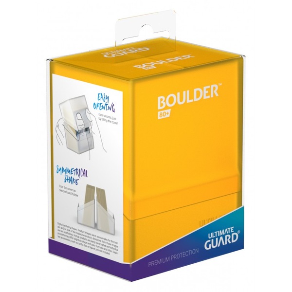 Buy Ultimate Guard Boulder Deck Case 80+ Standard Size Amber - MyDeal ...