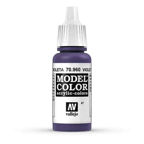 Buy Vallejo Model Colour - Violet 17ml Acrylic Paint (AV70960) - MyDeal ...