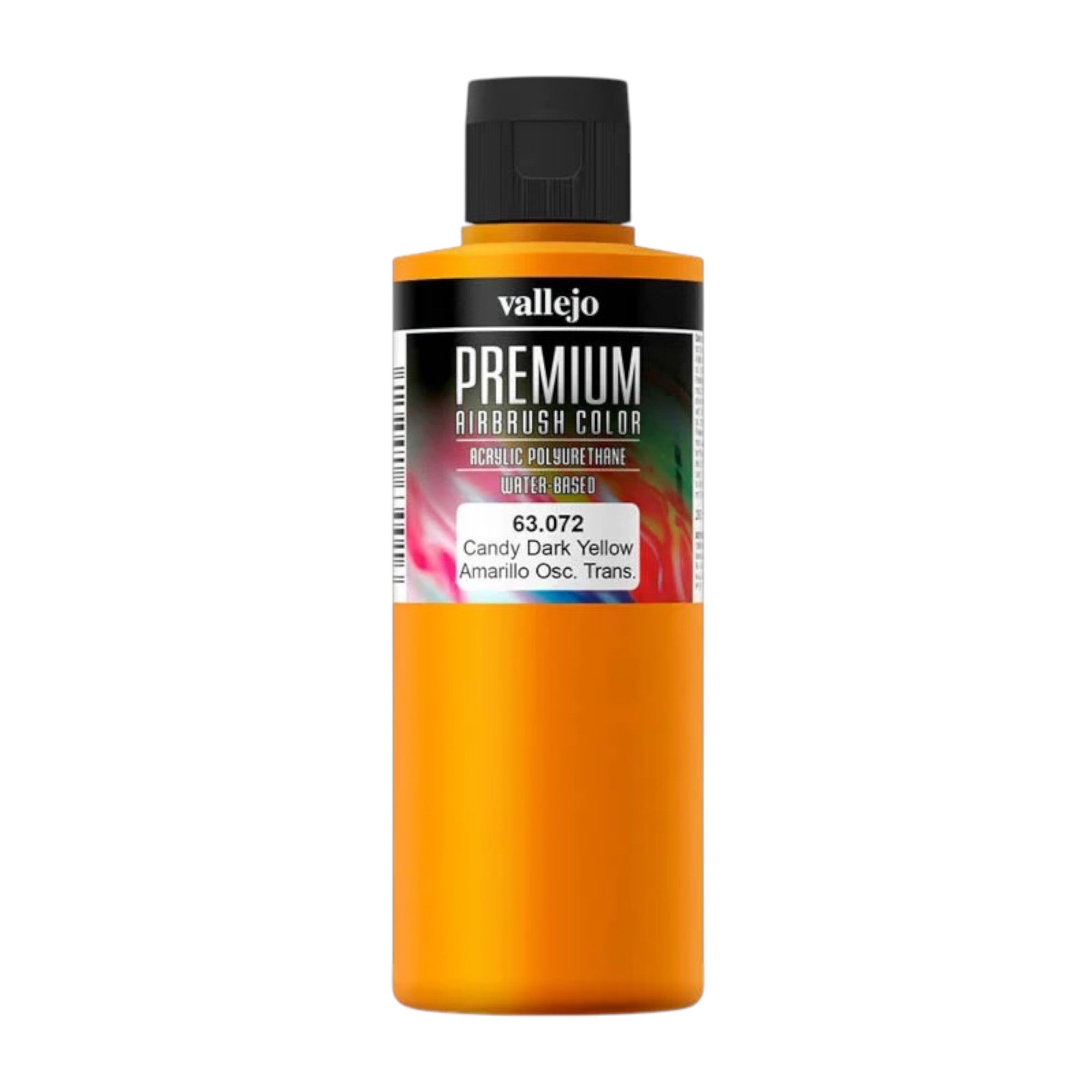 Buy Vallejo Premium Airbush Colour 200ml - Candy Dark Yellow - MyDeal ...