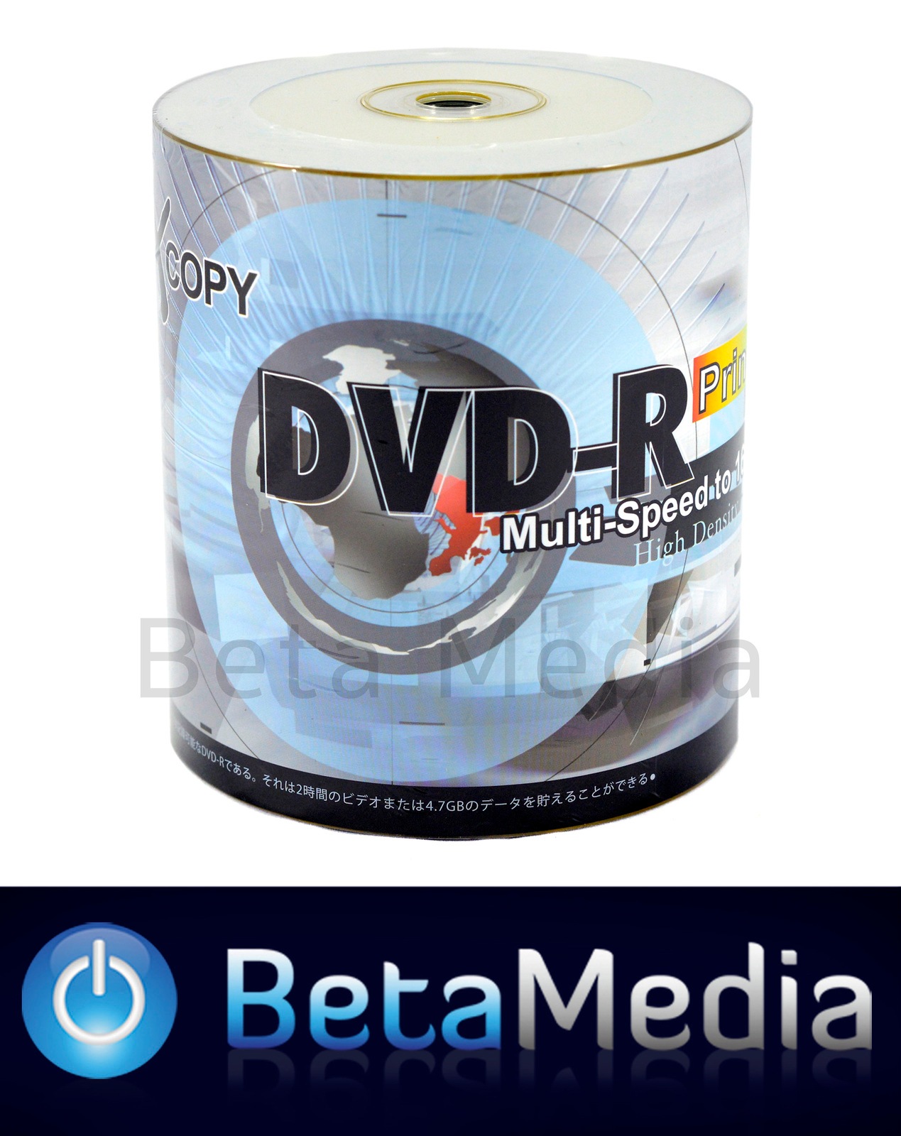 Buy 200 x Xcopy Blank DVD-R 16X 4.7GB - Full Hub Printable A Grade DVD ...