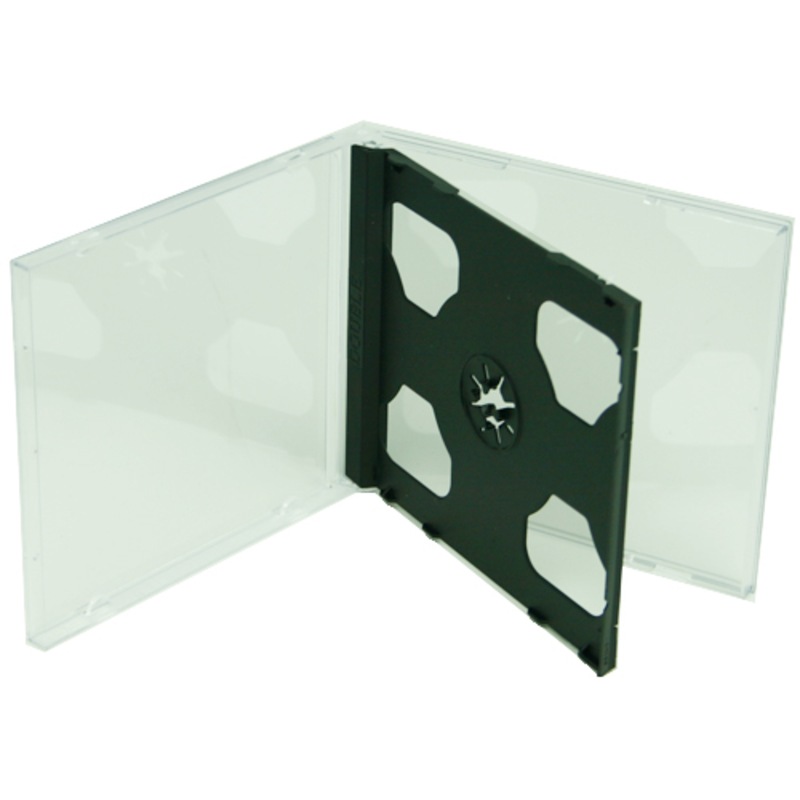 Buy 5 x Double Jewel CD Cases with Black Tray - Australian Standard ...