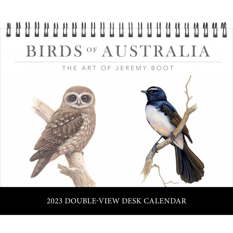 Buy 2023 Calendar Birds of Australia: The Art of Jeremy Boot Double ...