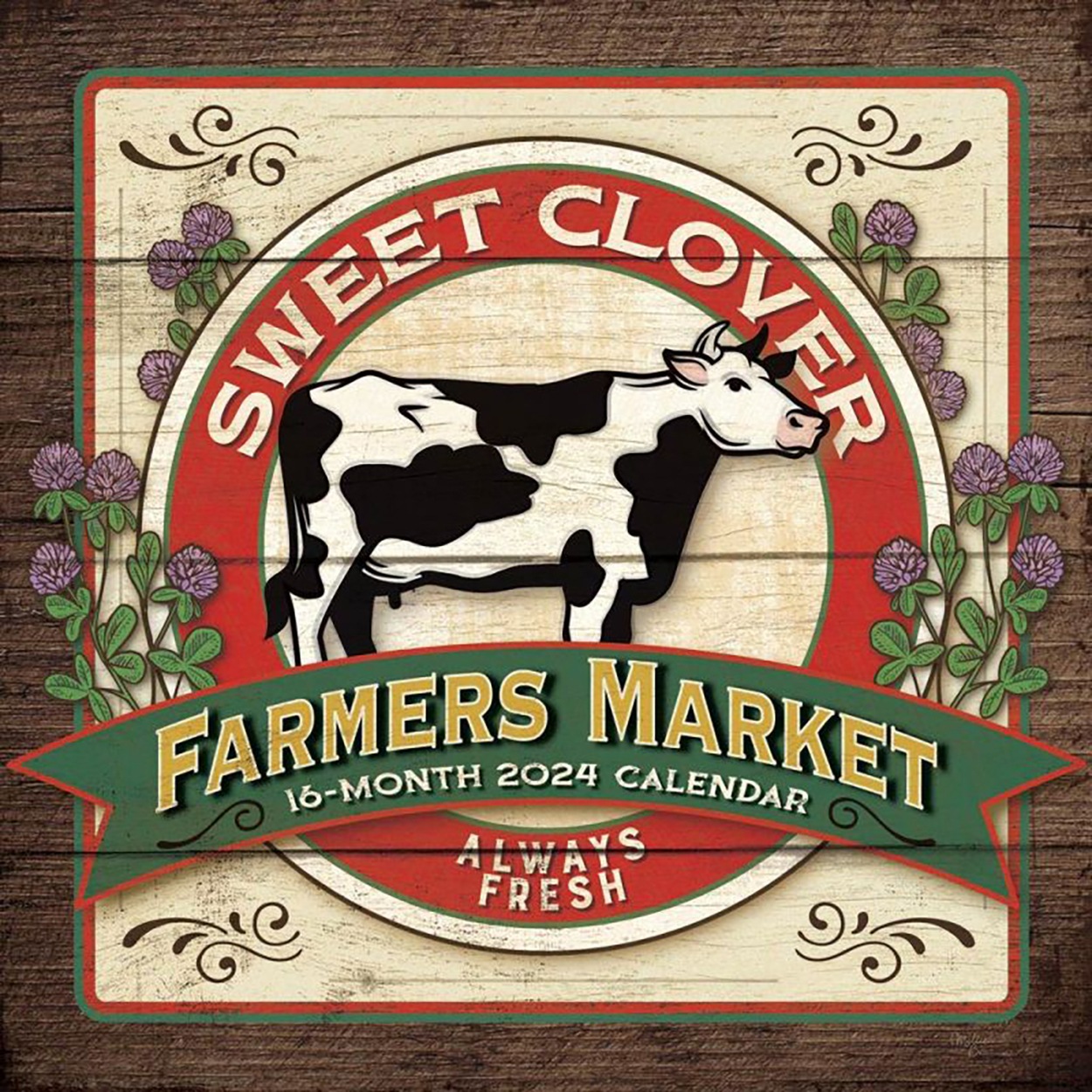 Buy 2024 Calendar Farmer's Market 16-Month Square Wall Hopper Studios ...