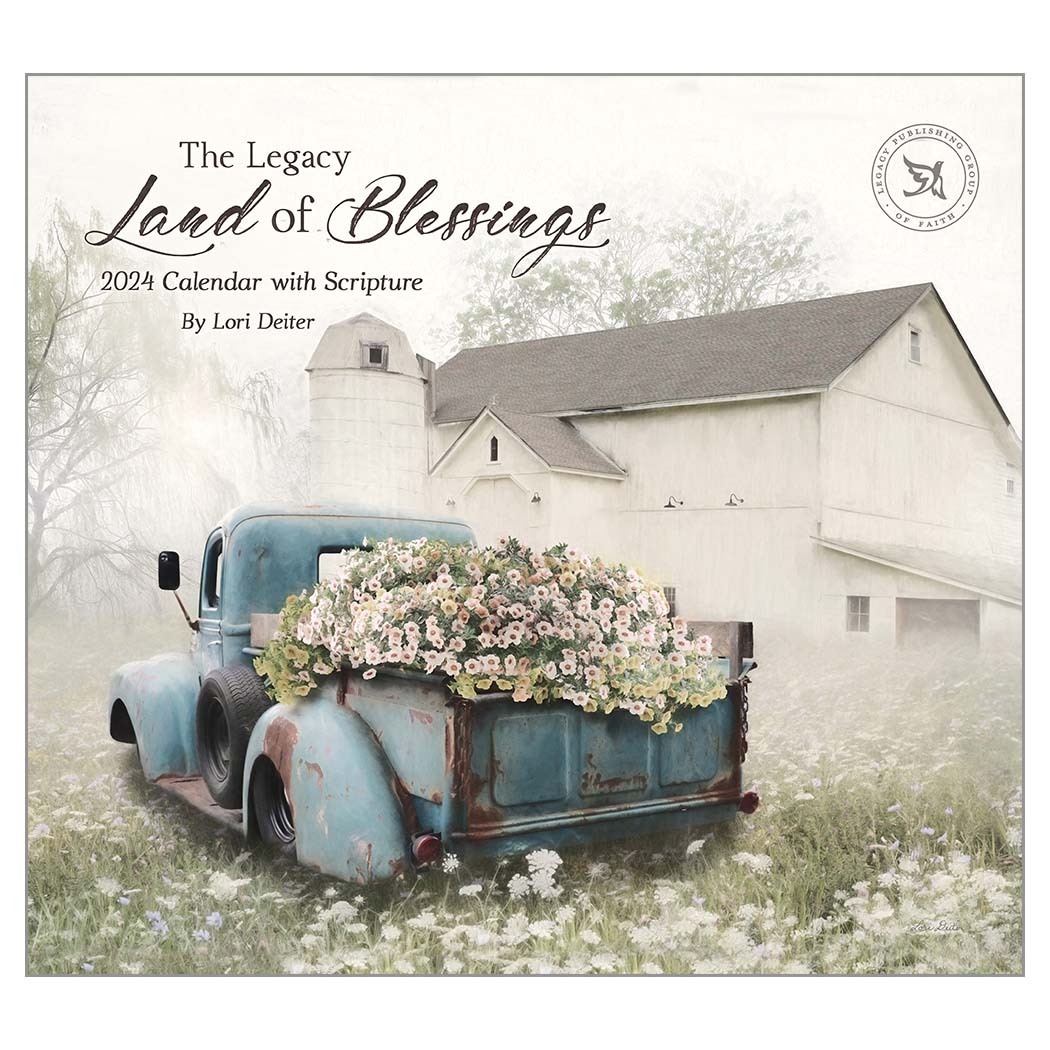 Buy 2024 Calendar Land Of Blessings Scripture by L. Deiter Wall The ...