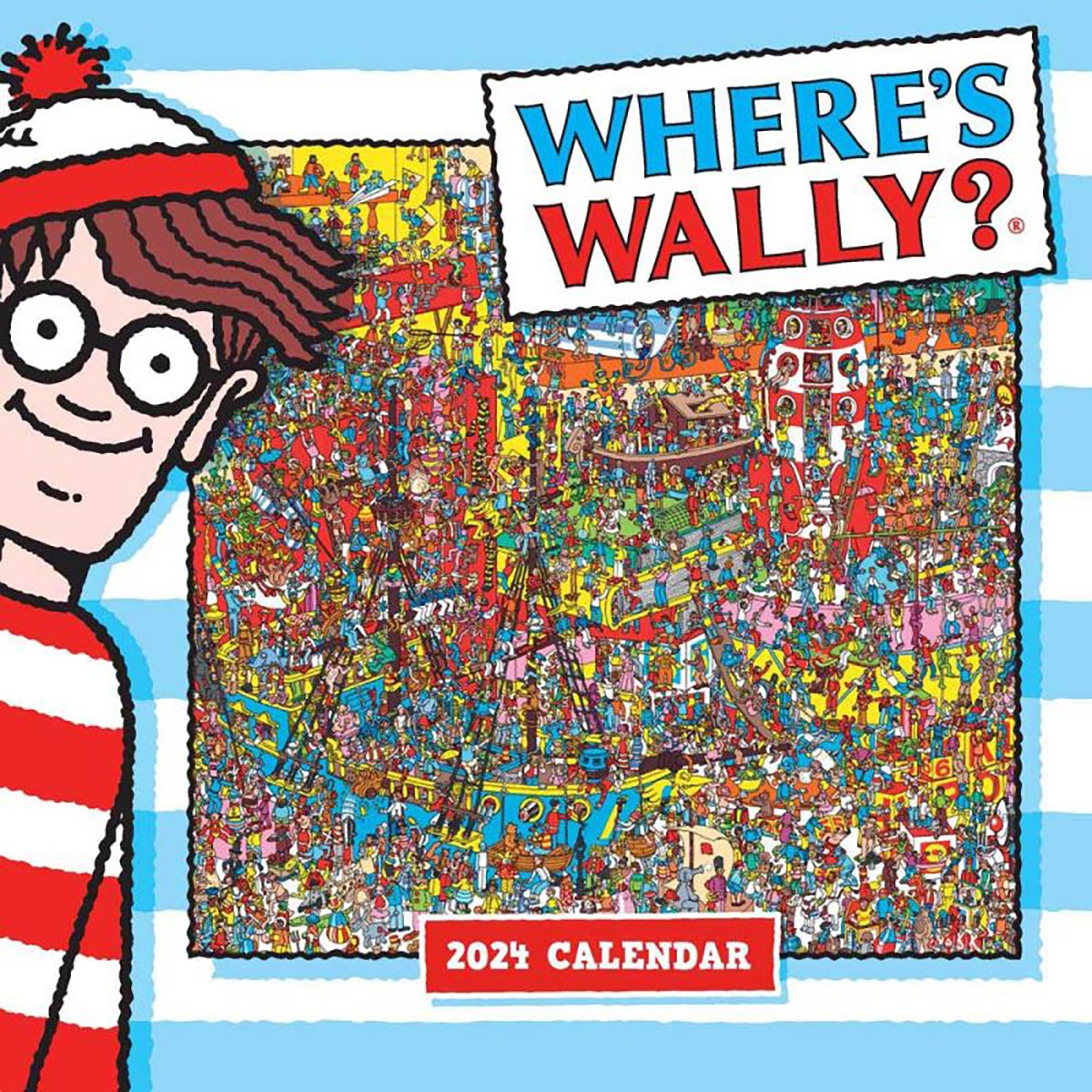 Buy 2024 Calendar Where's Wally Square Wall Browntrout A03704 - MyDeal ...