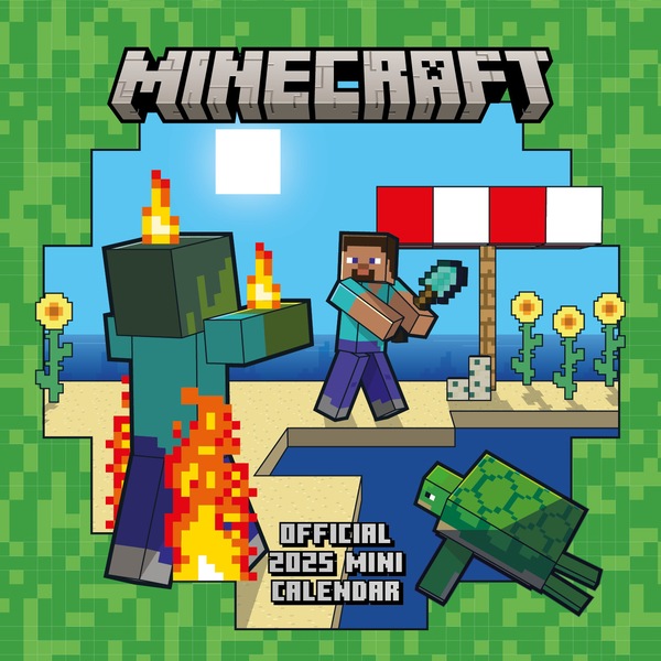 Buy 2025 Calendar Minecraft Official Mini Wall Danilo I71575 - MyDeal ...