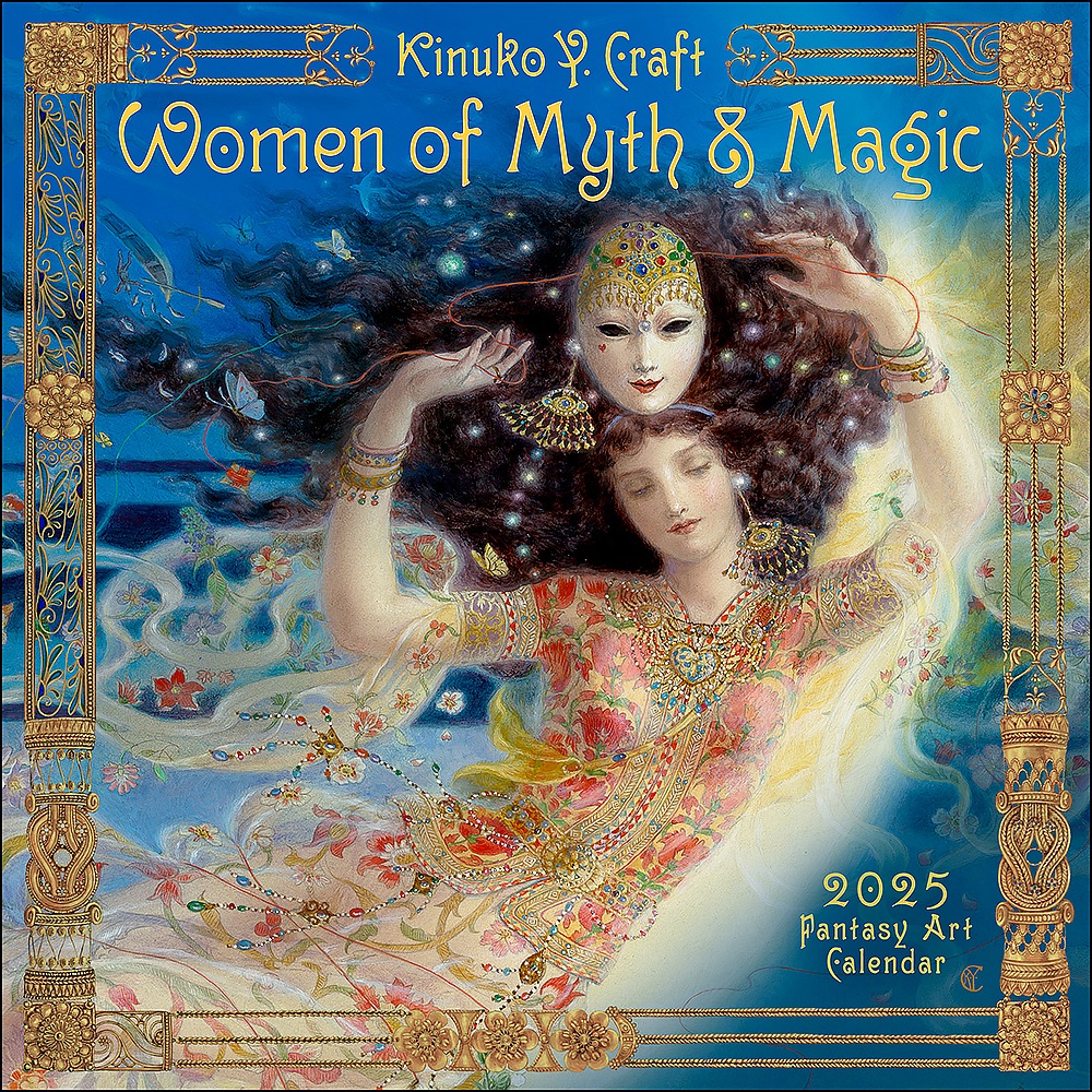 Buy 2025 Calendar Women of Myth & Magic by Kinuko Craft Square Wall ...