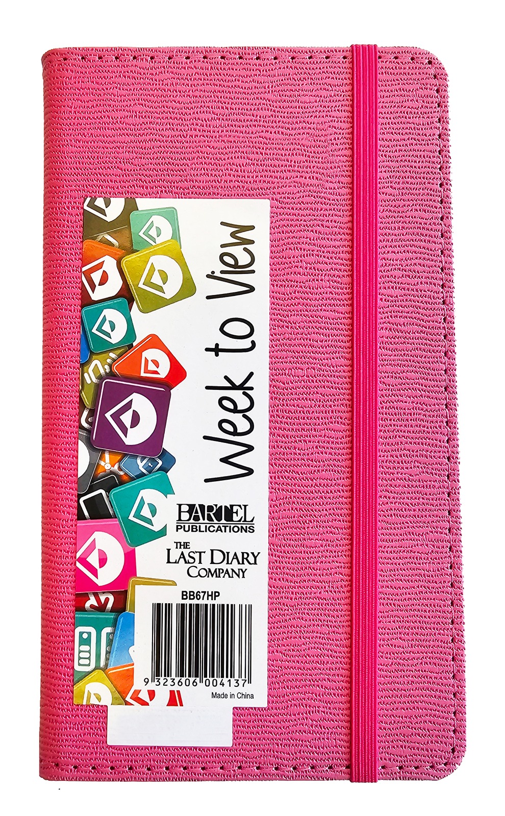 Buy 2025 Diary Becall B6 Week to View Casebound Hot Pink Last Diary ...