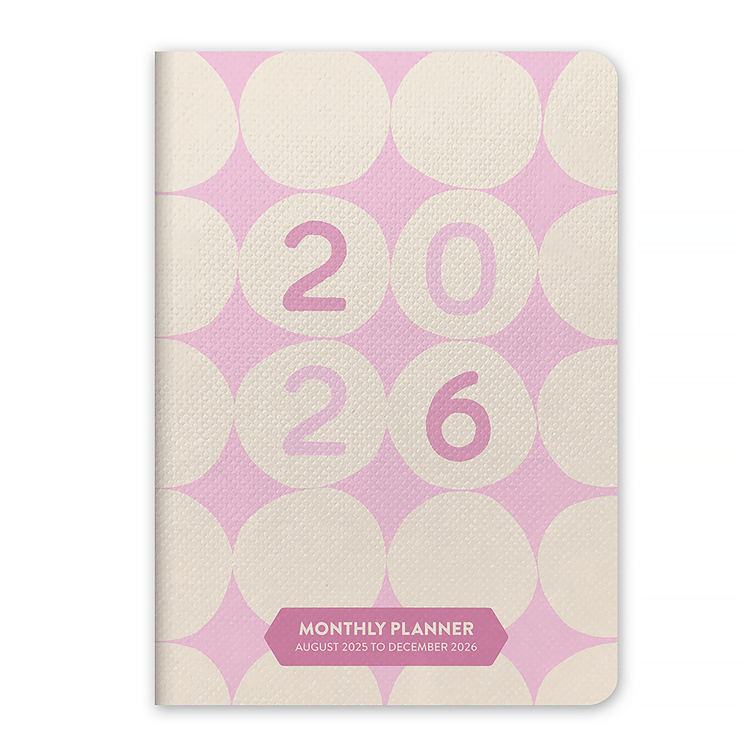 Buy 2026 17-Month Planner Orange Circle Pocket 114x165mm Month to View ...
