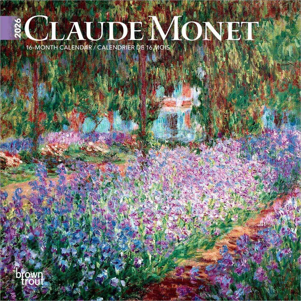 Buy 2026 Calendar Claude Monet 16-Month Mini Wall, BrownTrout BT04644 ...