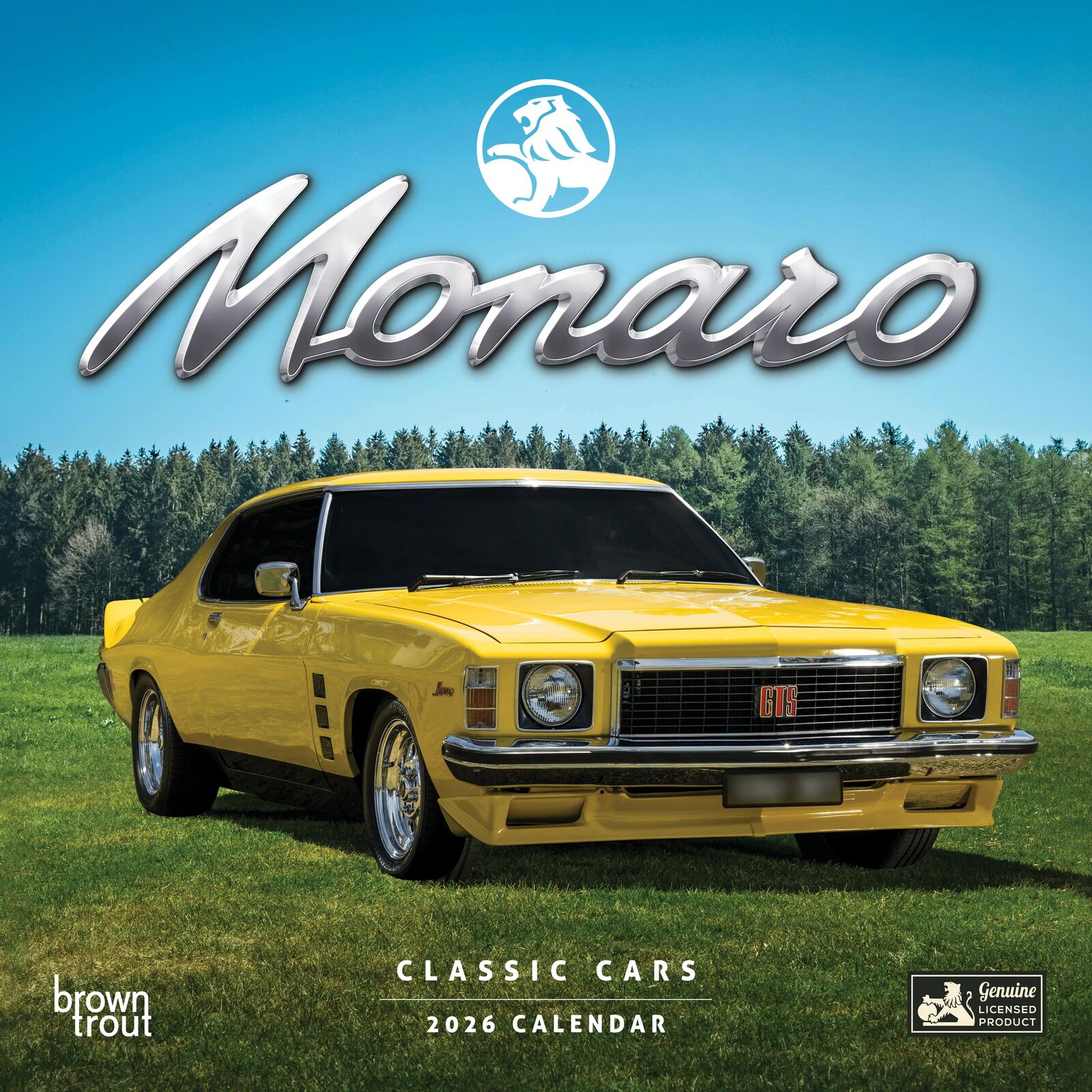 Buy 2026 Calendar Official Holden Monaro Classic Cars Square Wall ...