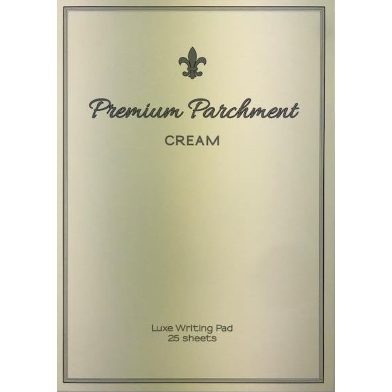 Buy A4 Premium Parchment Luxe Writing Pad 25 Sheets - Cream by Ozcorp ...