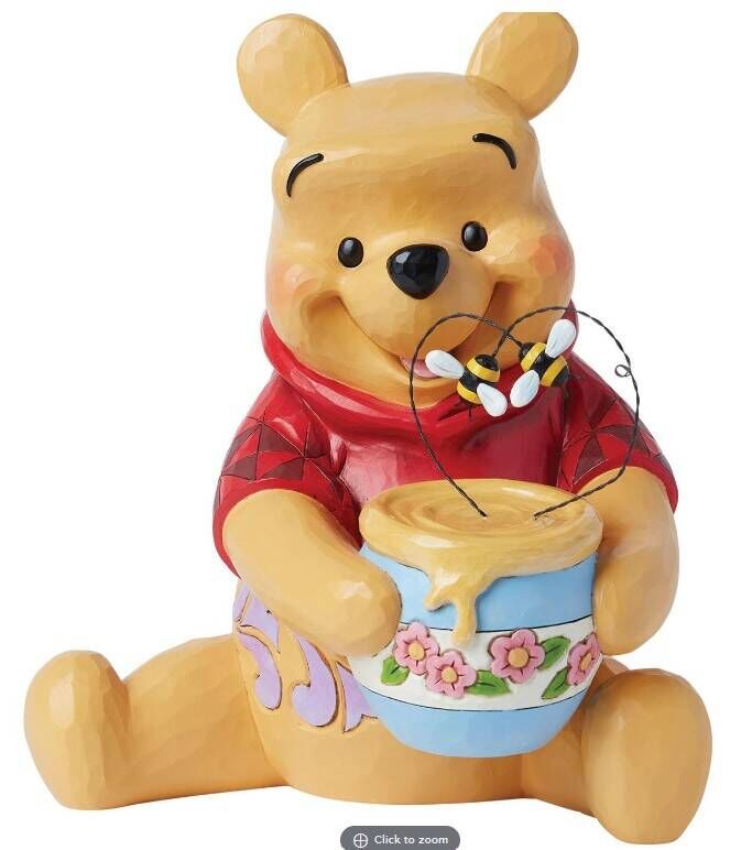Buy Disney Traditions Figurine 10cm Mini Pooh With Honey Pot, Whitehill ...