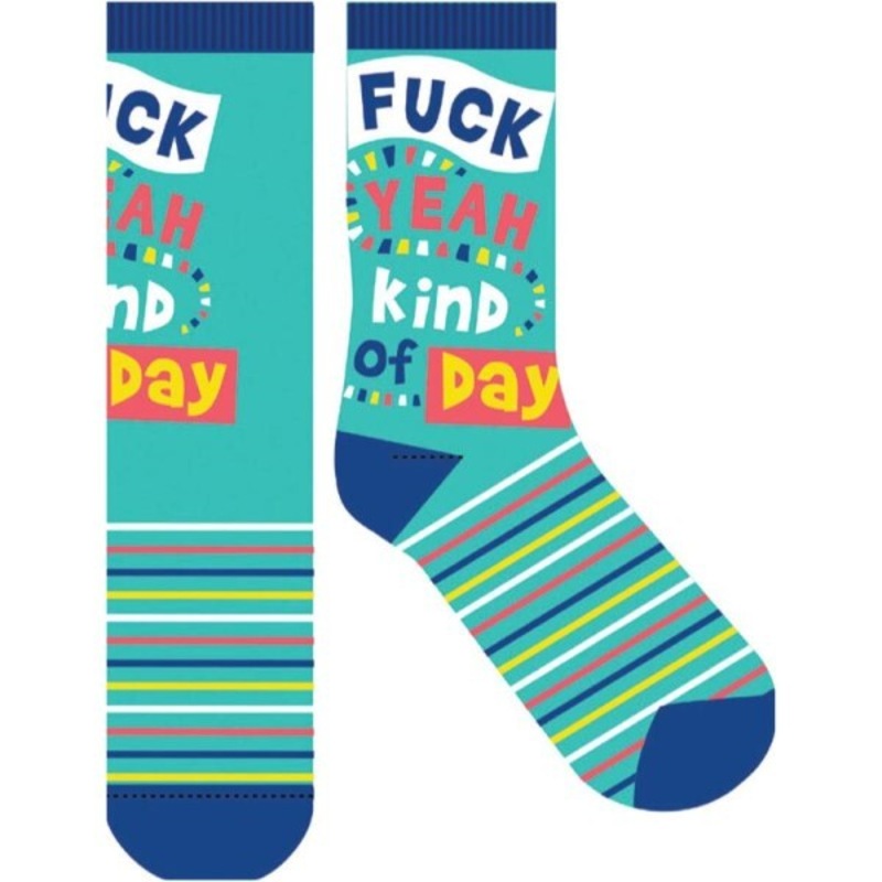 Buy EJF Frankly Funny Novelty Socks, One Size Fits Most - Fyeah Day ...