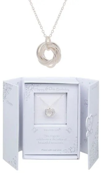 Buy Equilibrium Necklace 60th Birthday 6 Ring Necklace 20213 Gibson ...