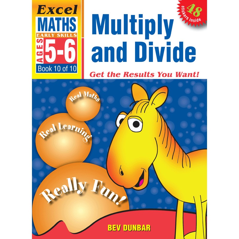 Buy Excel Early Skills: Maths Book 10 - Multiply and Divide (Age 5-6 ...