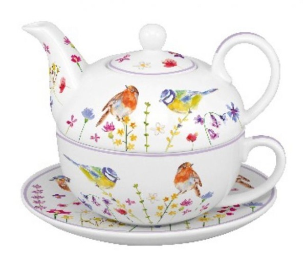 Buy Gibson Tea Set Garden Birds Tea For One, Gift For Her - MyDeal ...