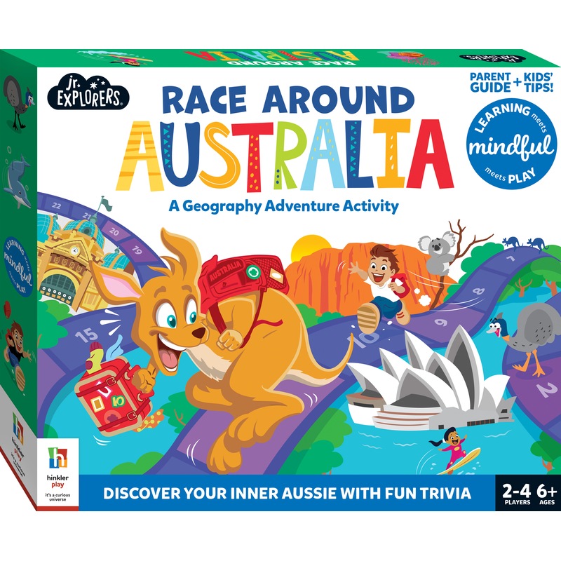 Buy Hinkler Jr. Explorers Race Around Australia A Geography Adventure Activity - MyDeal