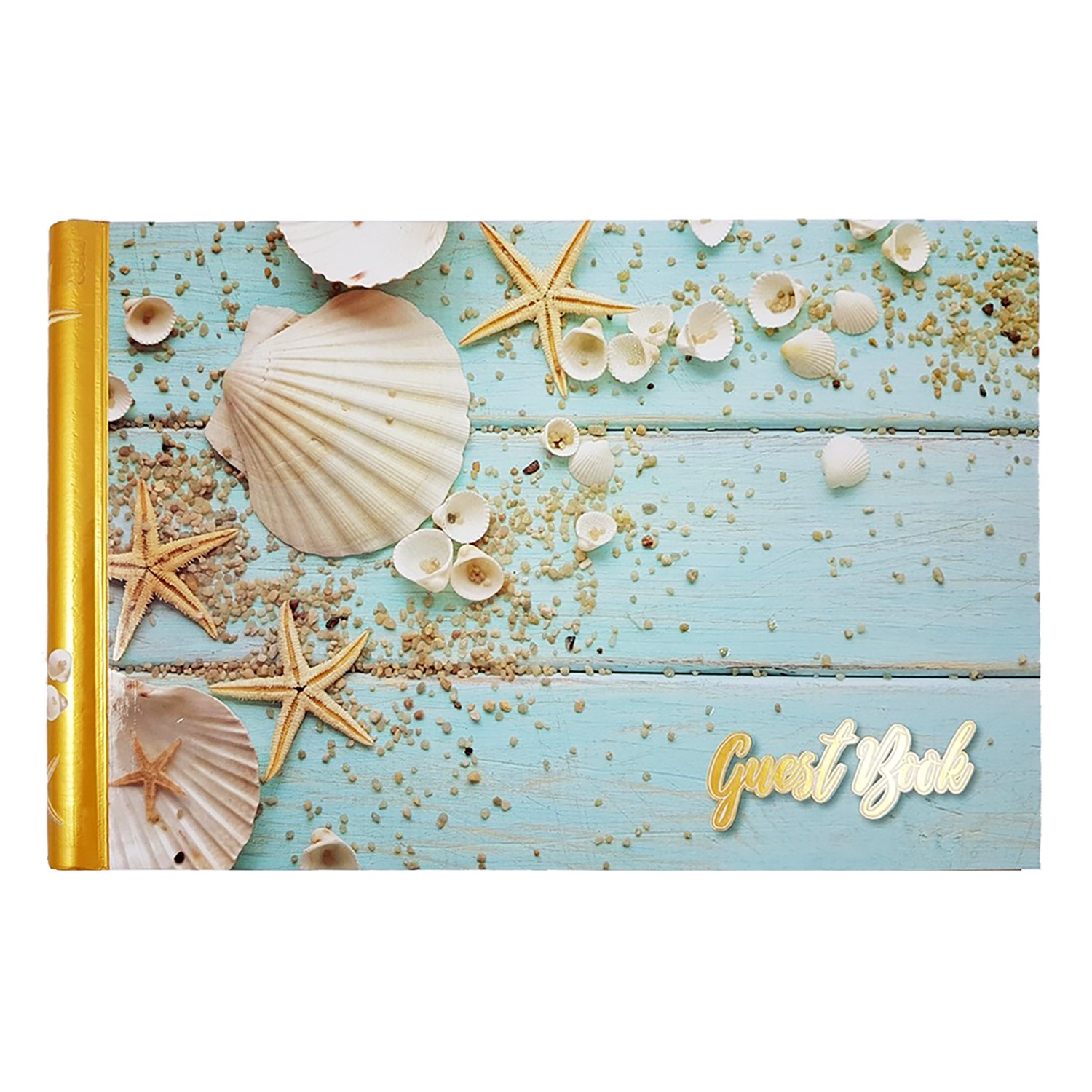 Buy Ozcorp Guest Book Sea Shells, Signature Book GBK09 - MyDeal Australia
