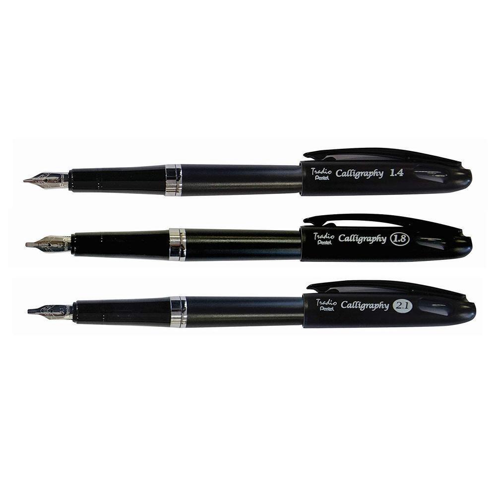 Buy Pentel Tradio Calligraphy Refillable Pen 2.1mm - MyDeal Australia