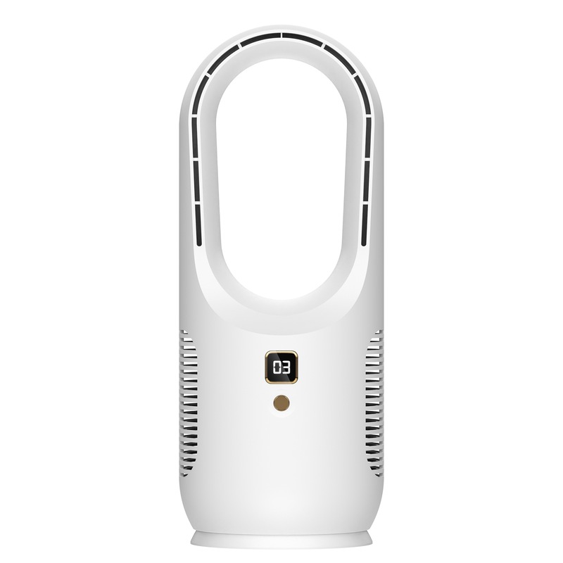 Buy YOPOWER Portable Bladeless Desk Fan with 3 Speed, Battery Power ...