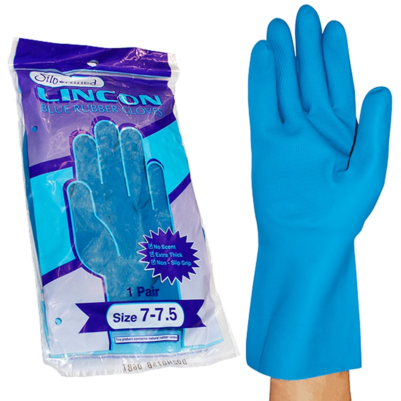 Buy Lincon Silverlined Natural Rubber Gloves with Silver Lining ...
