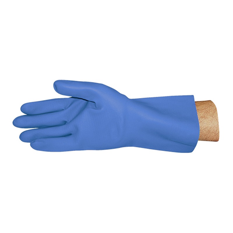 Buy Lincon Silverlined Natural Rubber Gloves with Silver Lining Biodegradable Size 8 Blue ...